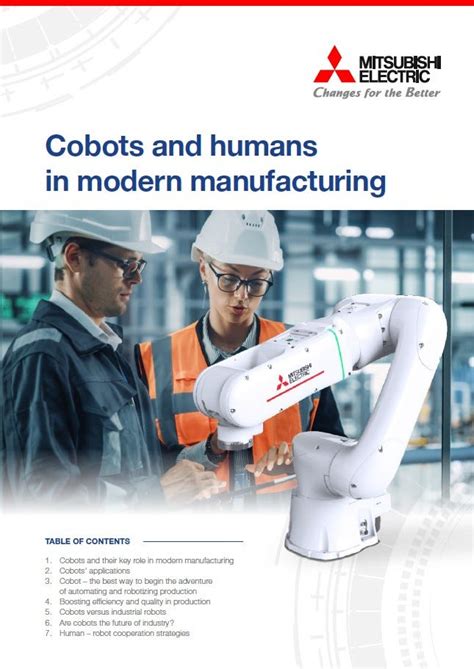 Cobots And Humans In Modern Manufacturing Mitsubishi Electric Factory Automation Emea