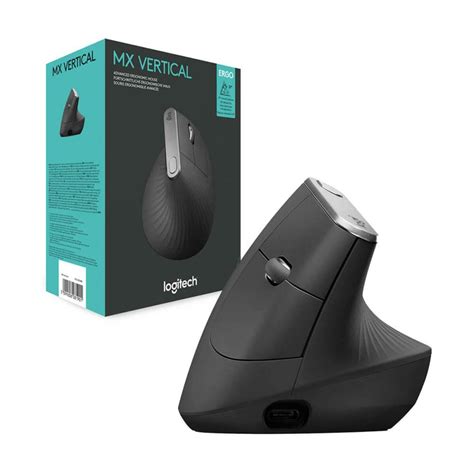 Mouse Ergonómico Avanzado Mx Vertical Inalámbrico Color Negro 910