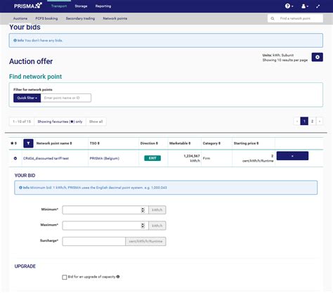 Upgrade Prisma Capacity Platform