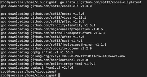 how to import packages in go cloudsigma
