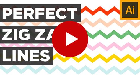 How To Create Zig Zag Lines In Illustrator Maker Lex