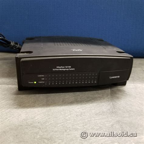 Linksys Etherfast 10 100 16 Port Workgroup Switch Model Ezxs16w