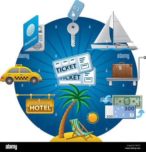 Travel Concept Icon Stock Vector Image And Art Alamy