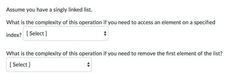 Solved Assume You Have A Singly Linked List What Is The