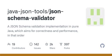 releases · java json tools json schema validator · github