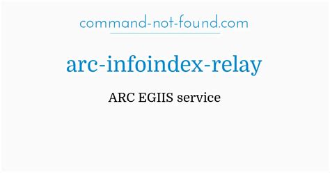 Dockerfile Run Arc Infoindex Relay