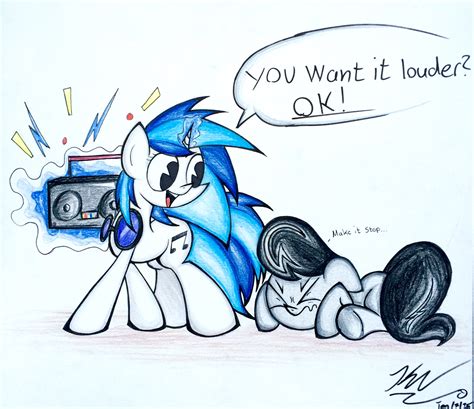 Vinyl Scratch And Octavia Visual Fan Art Mlp Forums