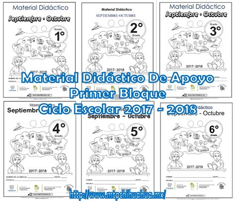 Material Did Ctico Del Primer Bloque De Todos Los Grados Ciclo Escolar