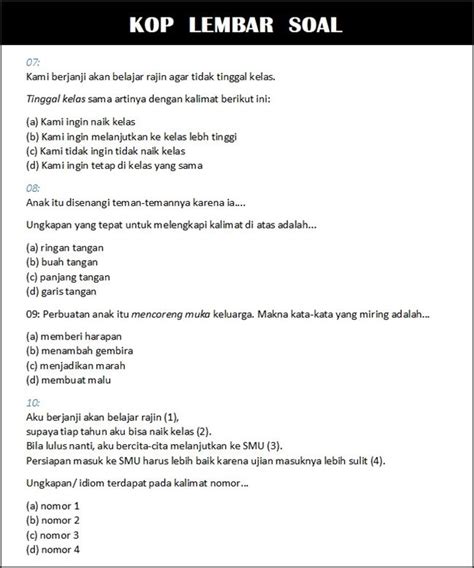 List Of Contoh Soal Pilihan Ganda Sebab Akibat 2022 Dikdasmen Id Riset