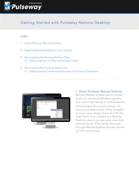 pulseway rd setup guide pdf remote desktop services computer science