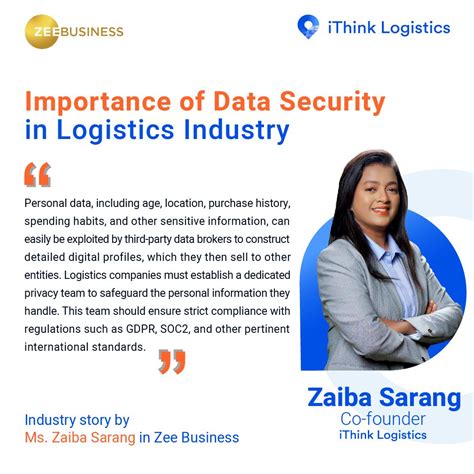 Datasecurity Logisticsindustry Datasecuritymatters Zaibasarang