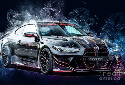 Manhart Mh Gtr Ii Bmw M Csl Drawing By Marietta Beatty Pixels