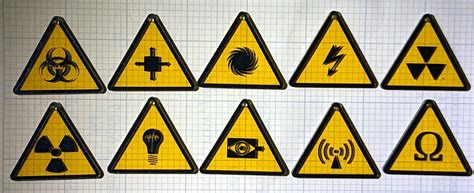 Danger Zone Earrings More Scp Warning Labels The Smell Of Molten