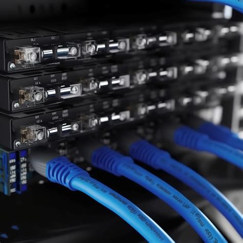 Premium Ai Image Network Cable Binary Fiber Otics Backgound