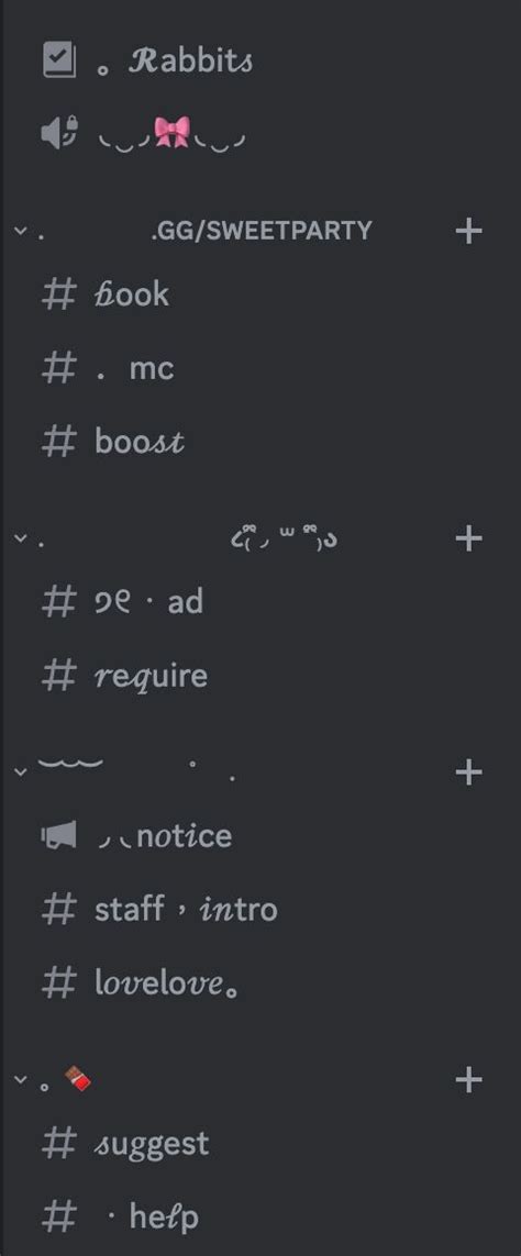 Discord Server Layout 1