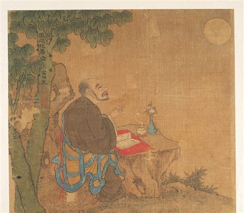 美国大都会艺术博物馆藏明朝画家宋旭画的罗汉图册