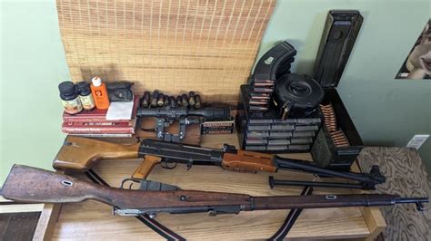 My Gun Table Type 81 Lmg And Mosin R Gunporn