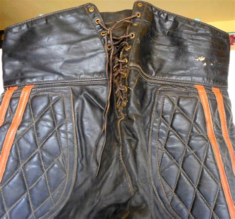 1950s Motorcycle Racing Leather Pants Vintage Motorcycle Etsy