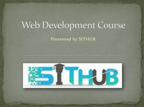 Ppt Web Development Course Powerpoint Presentation Free Download