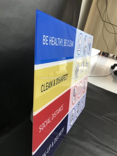 Acrylic With Sticker Notice Signage Selangor Malaysia Kuala Lumpur