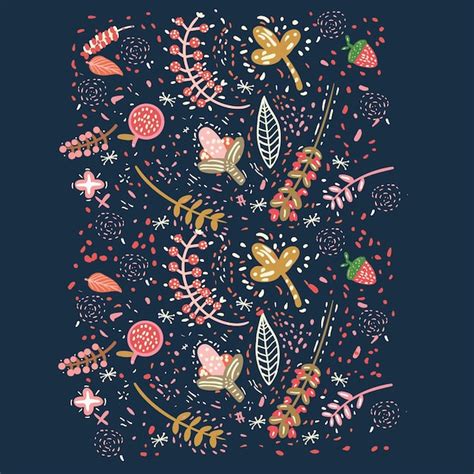 Premium Vector Patern Vector Image Of Plant Illustration