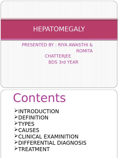 Hepatomegaly Pdf