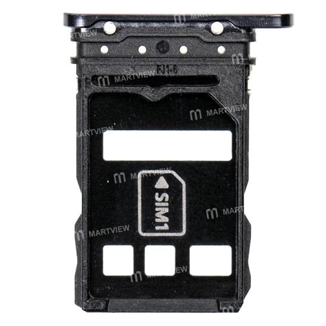 Replacement Sim Card Tray For Huawei P40 Pro Black Martview