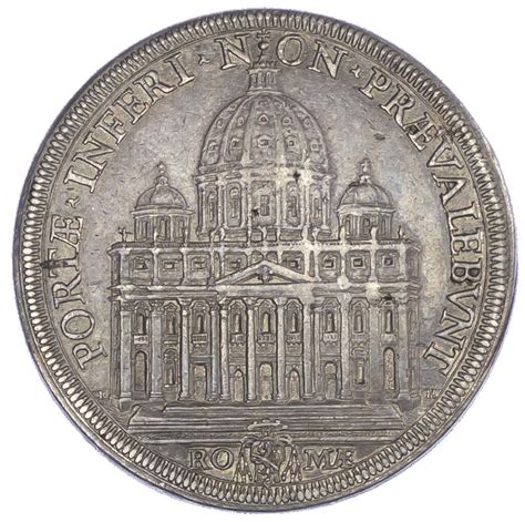 Italy Papal States Innocent Xi Silver Piastra Baldwin S