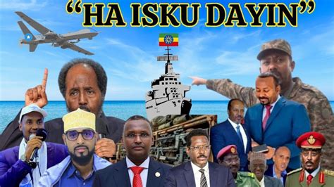 Deg Deg Itoobiya S Land Oo Codsaday In Somalia Cunaqabatayn La Saaro Marexaan Oo Diiday