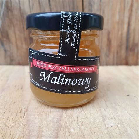 Miód malinowy 45 g idealny prezent dla gości weselnych