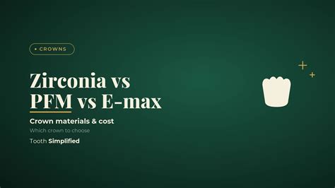 Zirconia Vs Pfm Vs E Max Crowns Cost And Differences 2026