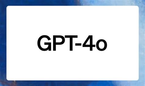 Gpt 4o Gpt 4o — It Mostly Beat All The By Zubair Gopenai