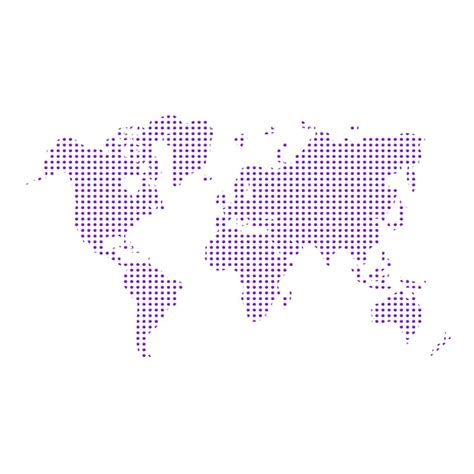 Premium Vector Violet Gradient Vector World Map