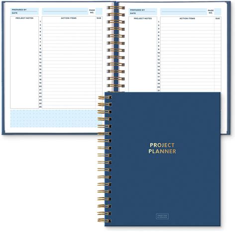 Sando Project Management Planner Work Organizer Daybook Assignment