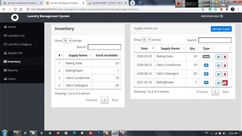 Laundry Management System Project With Source Code In Phpsql Youtube
