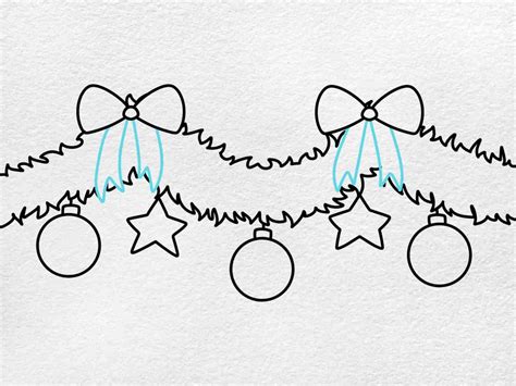 Draw Christmas Decorations Helloartsy