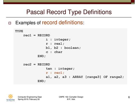 cmpe 152 compiler design february 26 class meeting ppt download