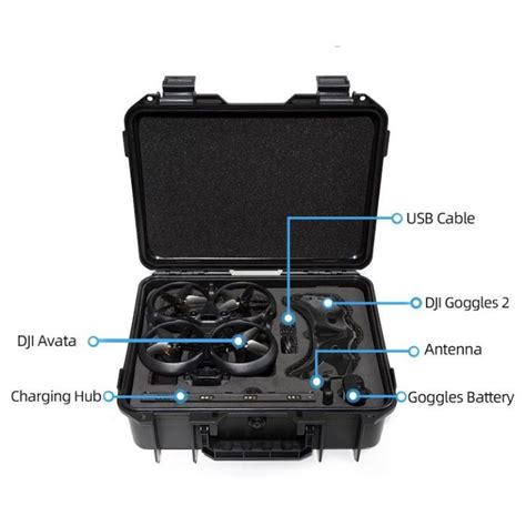 Waterproof Explosion Proof Suitcase For Dji Avata Drone Drone Garage Club
