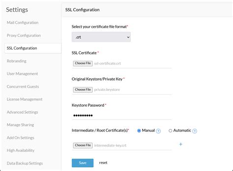 Manage Settings Analytics Plus