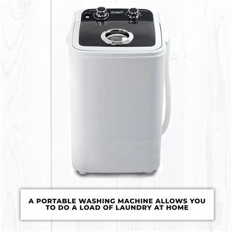 Devanti 4 6kg Portable Camping Mini Washing Machine At Sienna Kraegen Blog