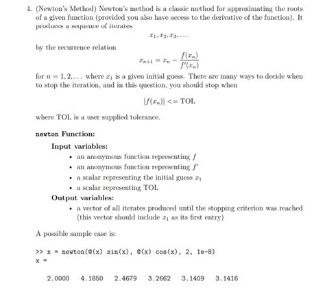Solved Please Use MATLAB And Explain How To Input Code I Chegg Com