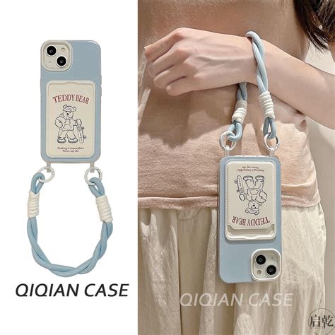 Jual Anti Shock Lucu Garis Beruang Card Holder Case Hp Oppo A16 A60