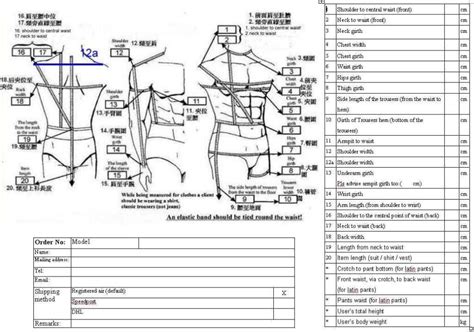 Measurement Chart For Men Sewing Tips Sewing Hacks Sewing Projects Measurement Worksheets
