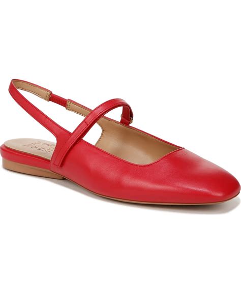 Naturalizer Connie Slingback Flats In Red Lyst