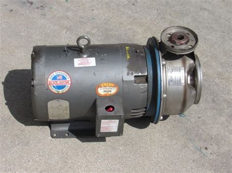 10 Hp Goulds 10sh Centrifugal Pump 1x2 8 208 230460 Baldor Jmm3312t