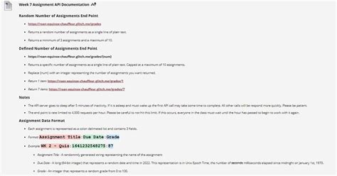 Week 7 Assignment Api Documentation Al Random Number