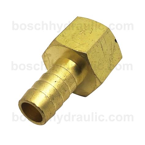 Brass Npt F 08 X Stem 06 Bosch Hydraulic Connections Ltd