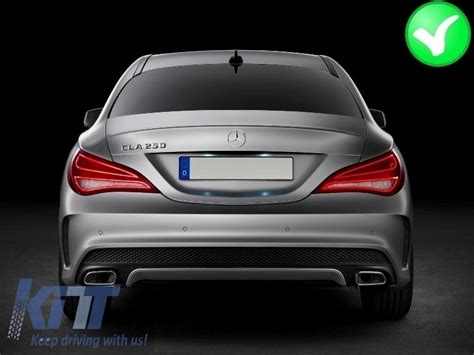 Rear Bumper Air Diffuser Suitable For Mercedes CLA W X Shooting Brake Facelift