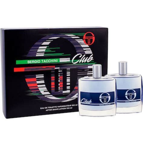 Sergio Tacchini Club Set (EDT 100ml + After Shave Lotion 100ml) for Men ...