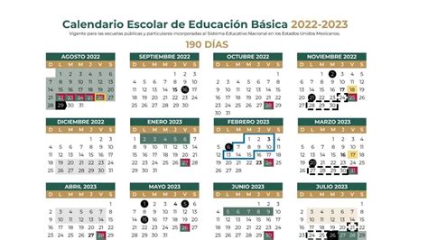 Sep Calendario Escolar 2022 2023 En Pdf Para Imprimir Radio Fórmula